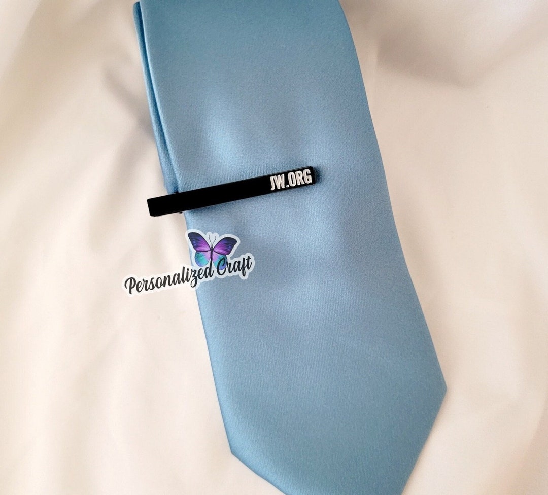 Jw.org Tie Clips Acrylic and Wood Tie Bars W/ Personalized - Etsy