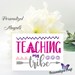 TEACHING MY TRIBE Inspirational Quote Magnet Indian Tent - Etsy