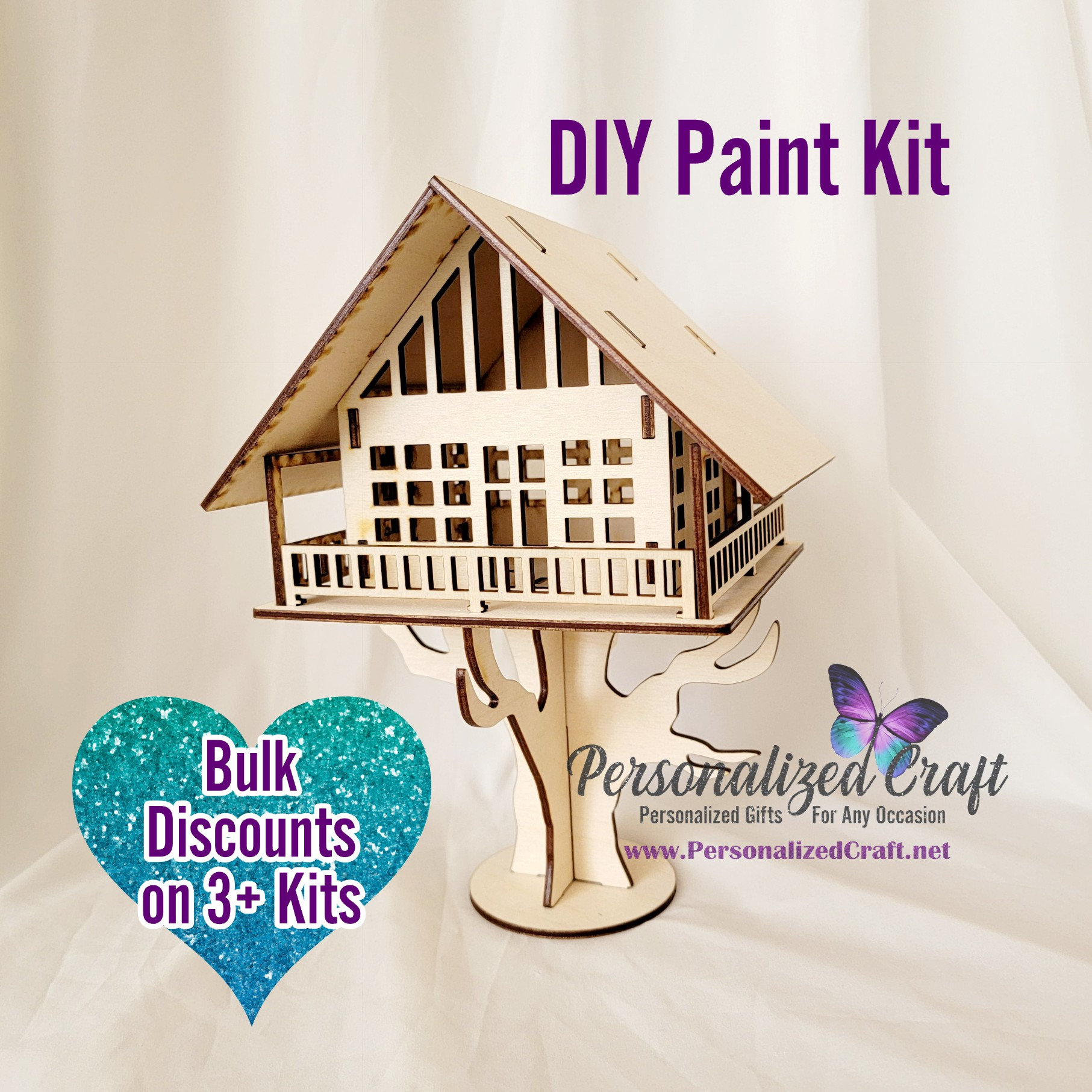 Popsicle Stick Tree House