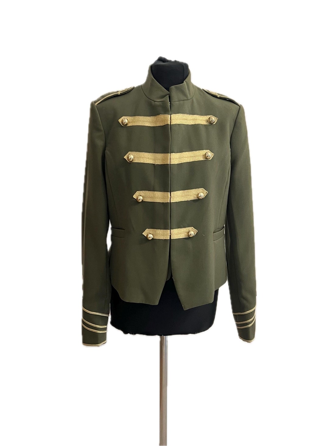 Military Green Jacket / Green Uniform Jacket / Military Green Blazer ...
