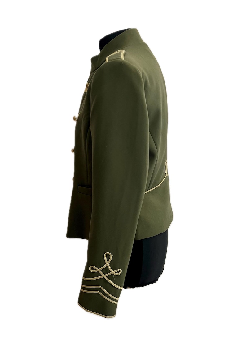 Military Green Jacket / Green Uniform Jacket / Military Green Blazer ...