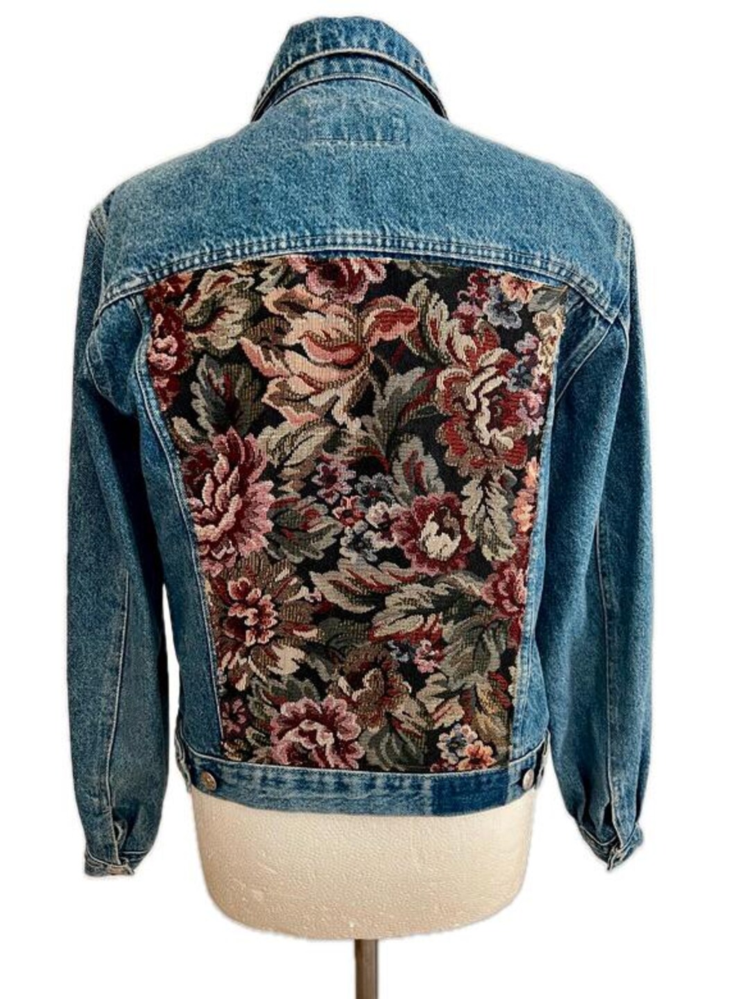 Denim Jacket / Denim Jacket With Flower Print / Denim Jacket / Western ...