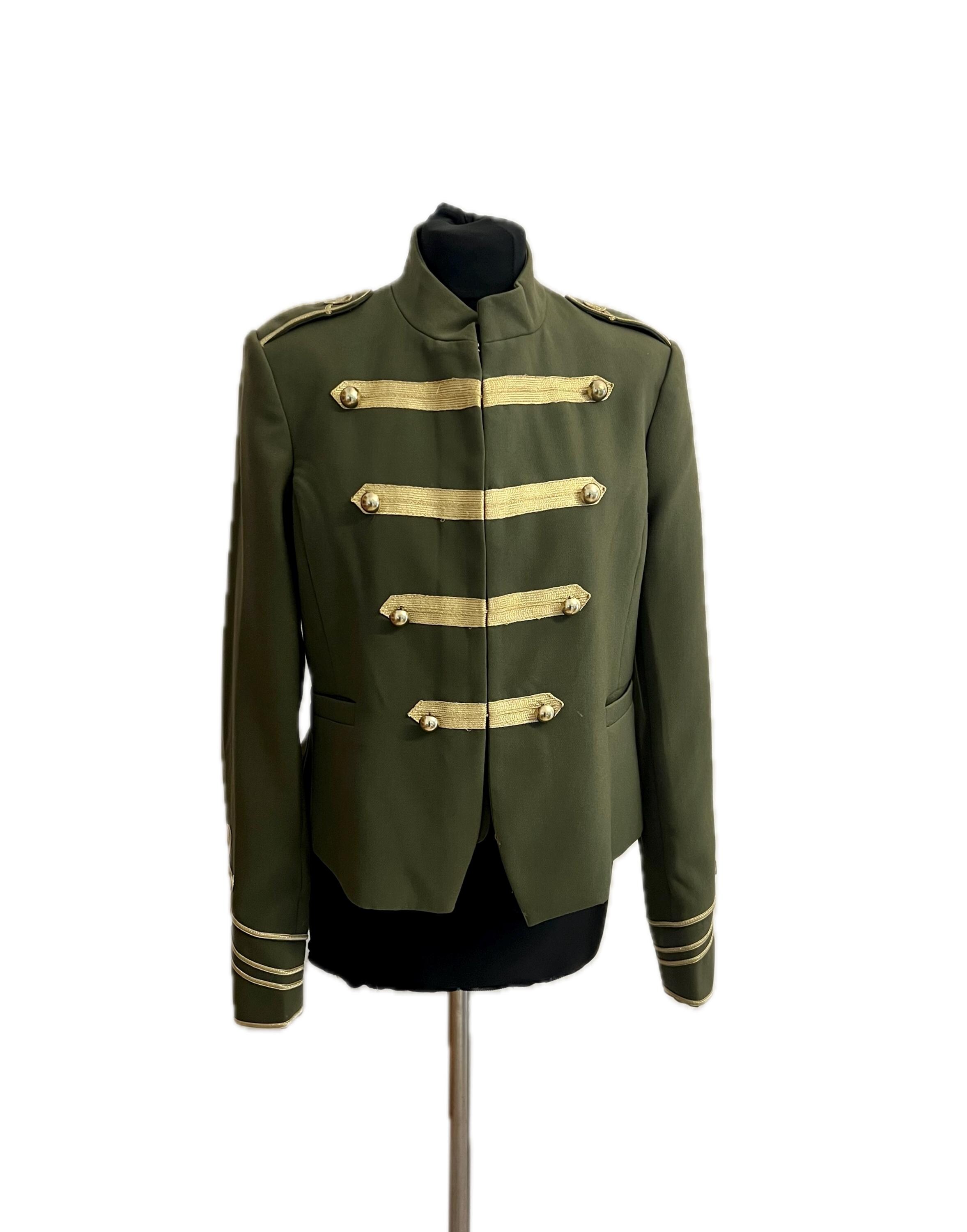 Military Green Jacket / Green Uniform Jacket / Military Green Blazer ...