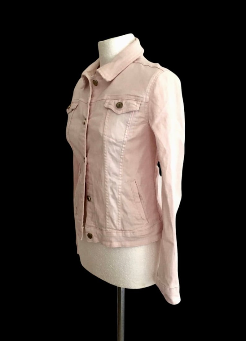 Pink Denim Jacket / Pink Denim Jacket / Pink Jacket / Pink - Etsy