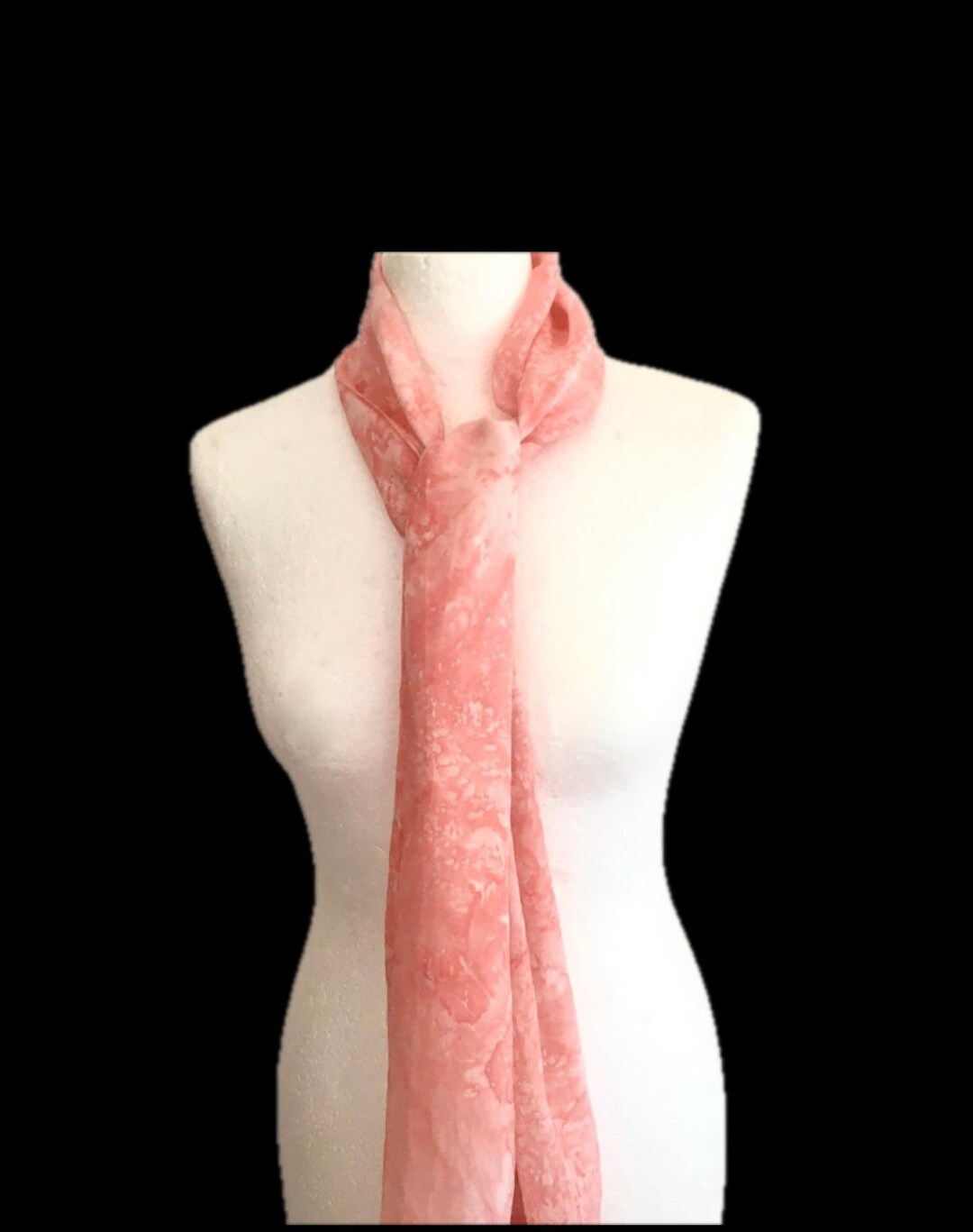 Long Pink, Green, Fuchsia, White and Black Scarf / Long Pink, Fuchsia ...