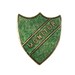 Vintage Shcool Monitor Pin, Prefect Shield Badge, Green Enamel School ...
