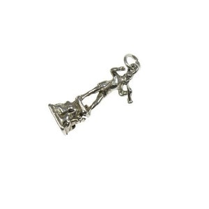 Vintage Sterling Silver Pied Piper Charm, Hamelin, Bracelet Charm, Pan ...