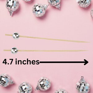 Last Disco Cocktail Picks for Bachelorette Disco Ball Decor for Wedding ...