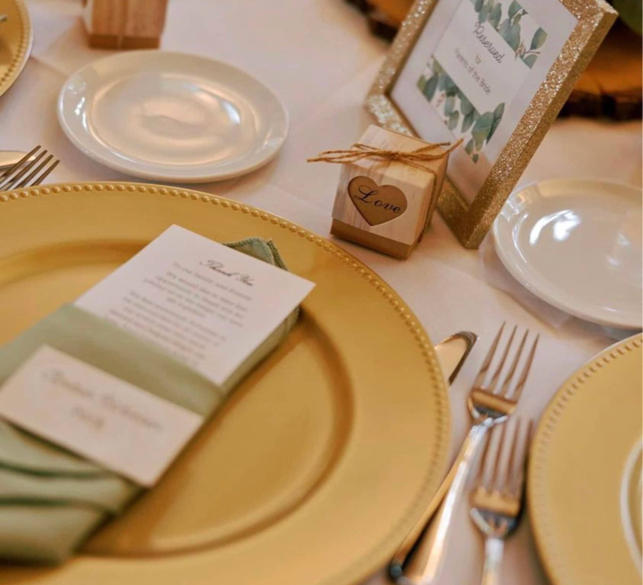 10 Pack Charger Plate for Wedding Gold Charger Plate for - Etsy