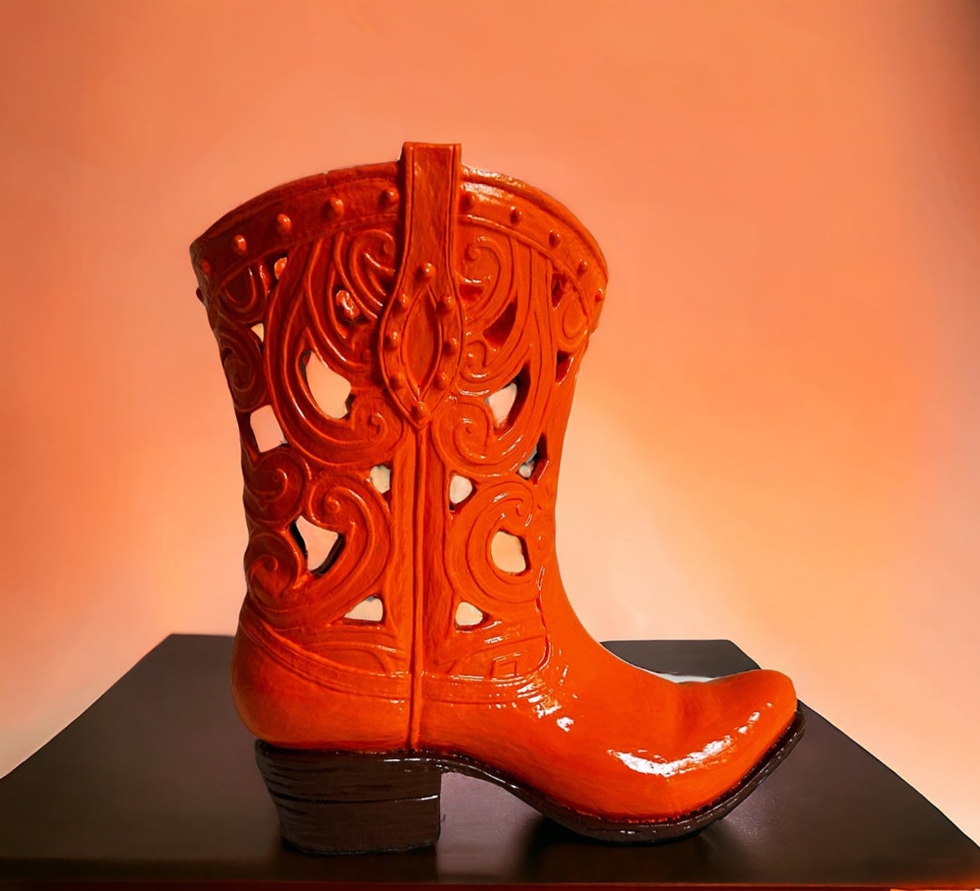 Cowboy Boot Vase for Cowboy Boot Decor Small Vase for Home Decor Boot ...