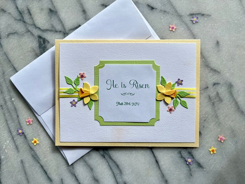 Easter Card He is Risen 2401134 - Etsy