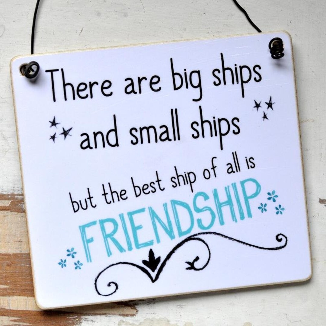 Wooden Sign FRIENDSHIP on the Theme of Friendship - Etsy