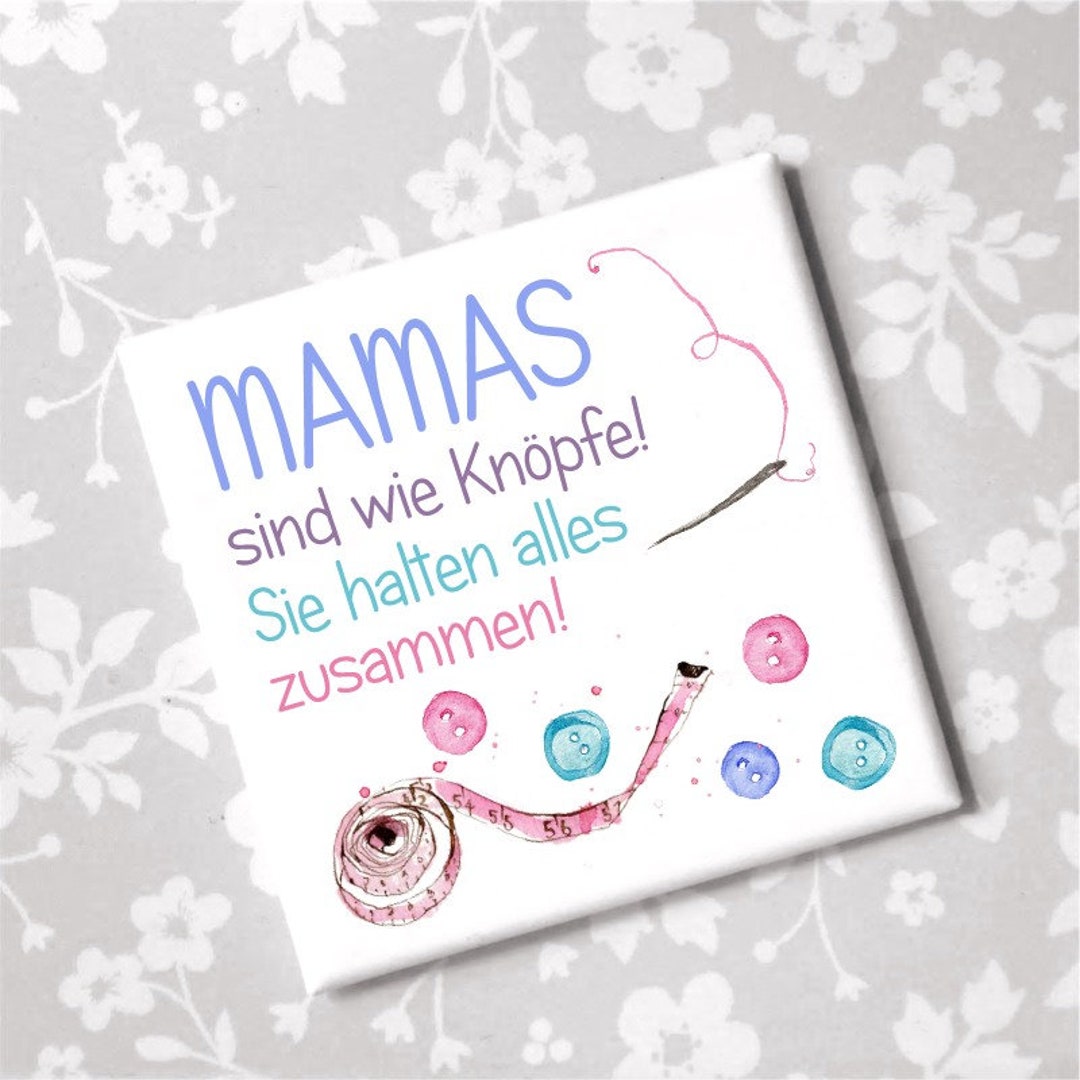 Magnet Saying Moms Are Like Buttons - Etsy