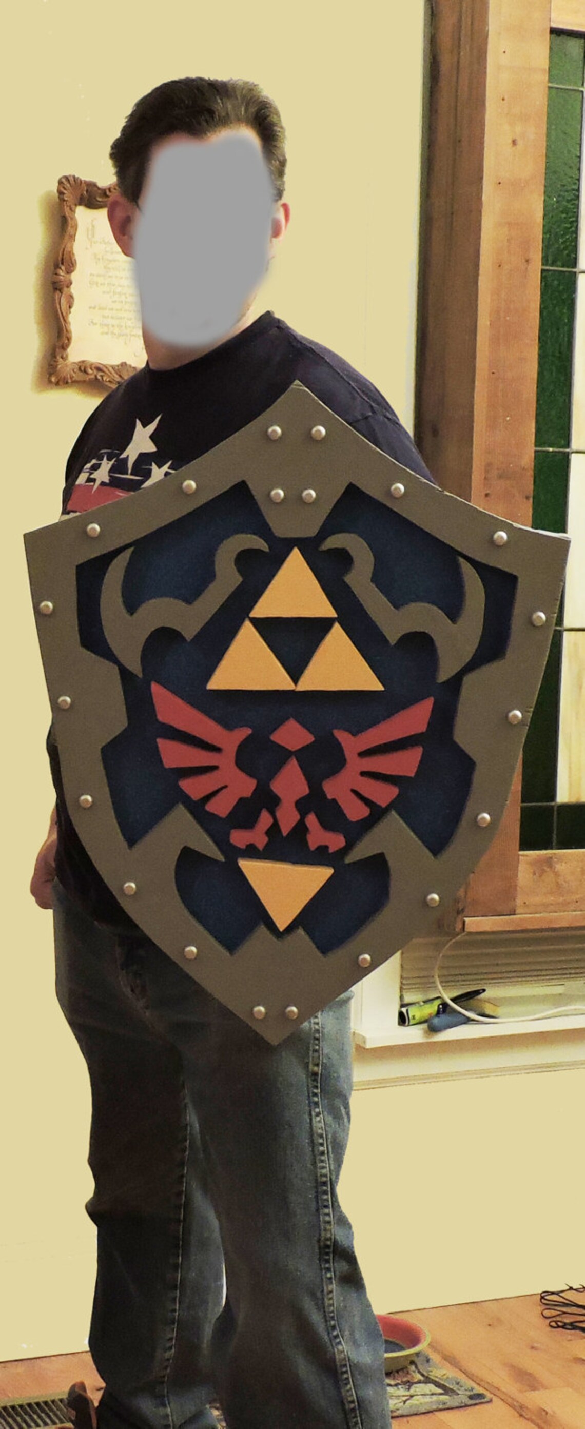 Handmade Hylian Master Shield From Zelda Games | Etsy