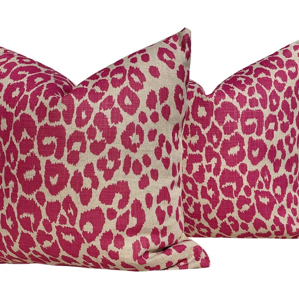 Leopard Designer Pillows - Etsy
