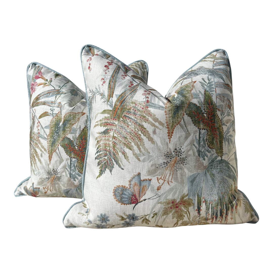 Sale Pair of 20x20 Ready to Ship Colefax and Fowler Callista Pillow ...