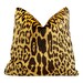 Scalamandre Leopardo Silk Velvet Pillow. Luxury Designer Cushions, High ...