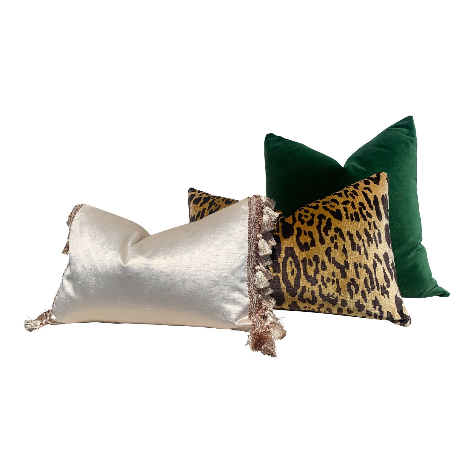 Scalamandre Leopardo Silk Velvet Pillow. Luxury Designer Cushions, High ...