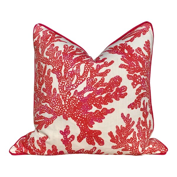 Coral Pillow - Etsy