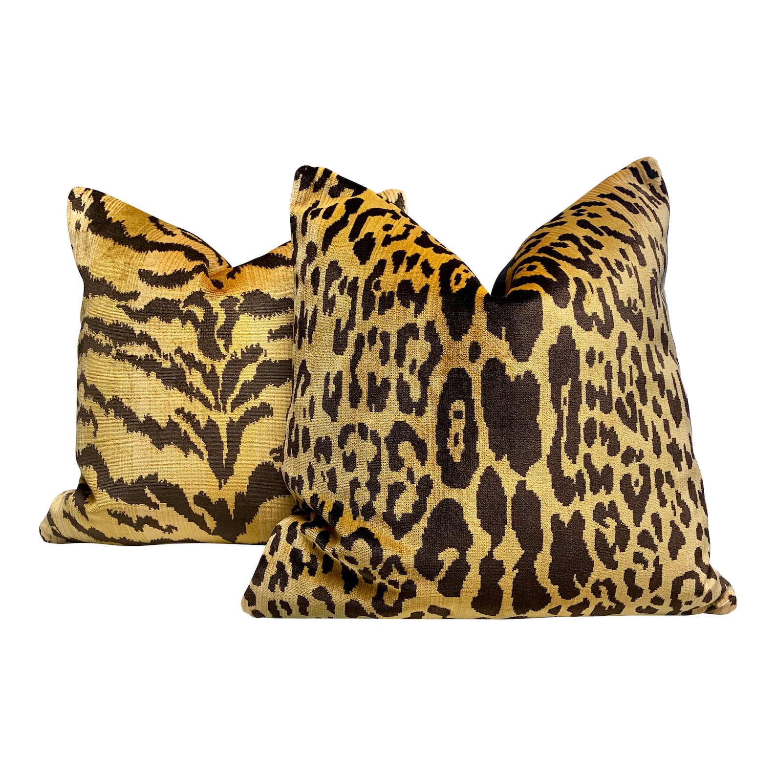 Scalamandre Leopardo Silk Velvet Pillow. Luxury Gift // | Etsy