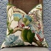 Schumacher Cranley Garden Pillow Green and Red – Designer Chinoiserie ...