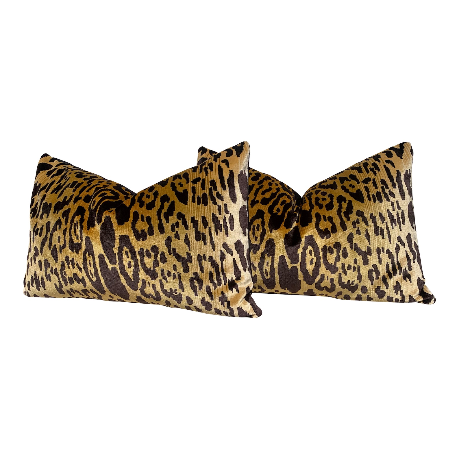Scalamandre Leopardo Silk Velvet Pillow. Luxury Designer Cushions, High ...