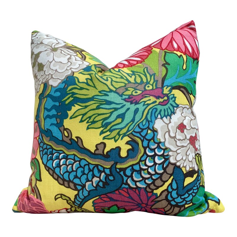 Yellow Chinoiserie Fabric - Etsy