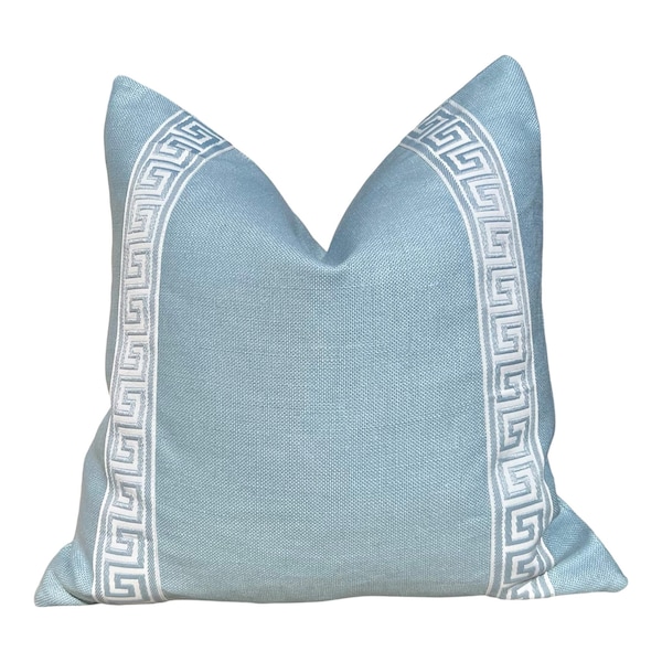 Greek Key Pillow - Etsy