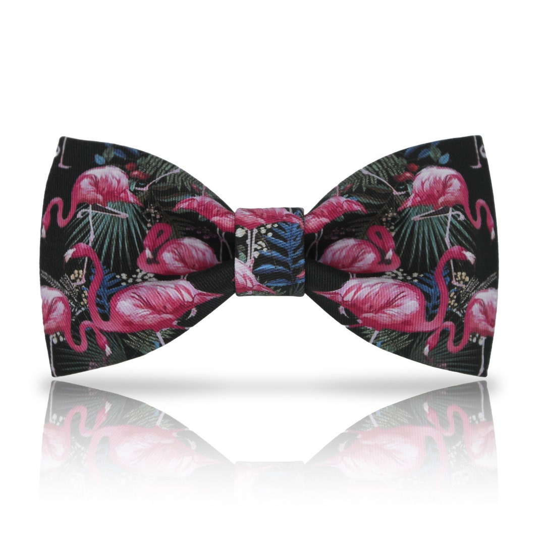 Flamingo Bow Tie - Bird Bow Tie - Boys Bow Tie Bow - Tie for Men - Gift ...