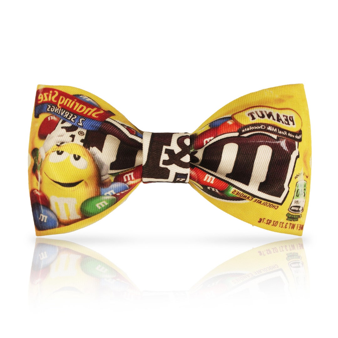 M&ms Bow Tie: Chocolate Candy Cotton Bowtie - Adjustable - Etsy