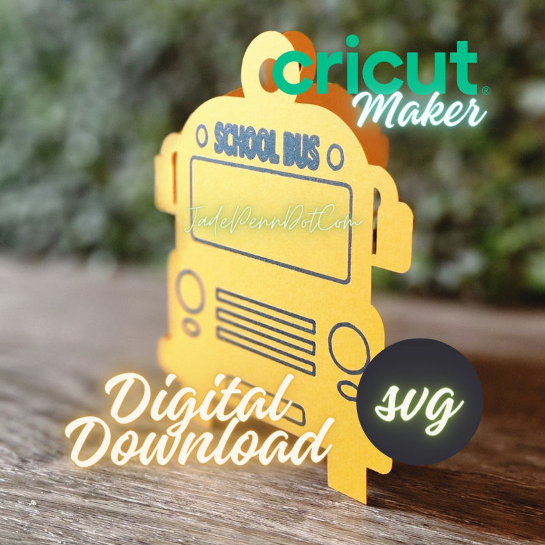 Bus Driver Card School Appreciation Cricut Maker File Download SVG Gift ...