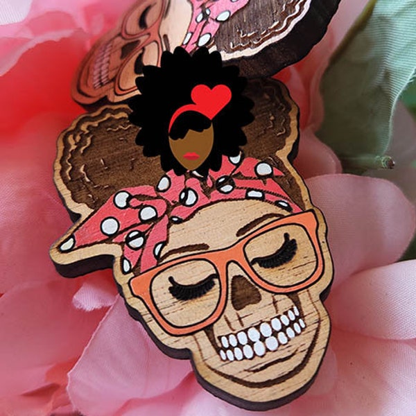 Skeleton With Afro - Etsy