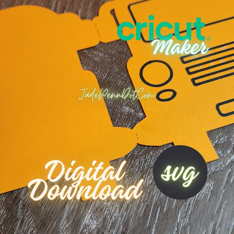 Bus Driver Card School Appreciation Cricut Maker File Download SVG Gift ...