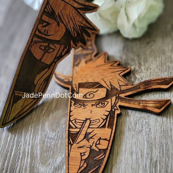 Wooden Anime Art - Etsy