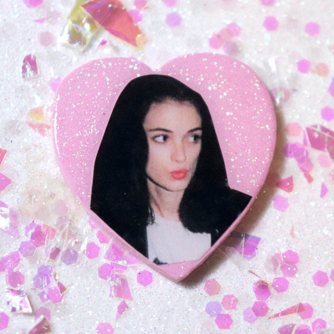 90s WINONA RYDER: Pin or Magnet - Etsy