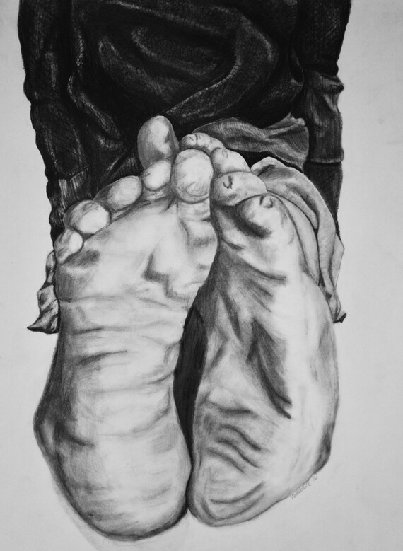 Bottom Of Feet Drawing
