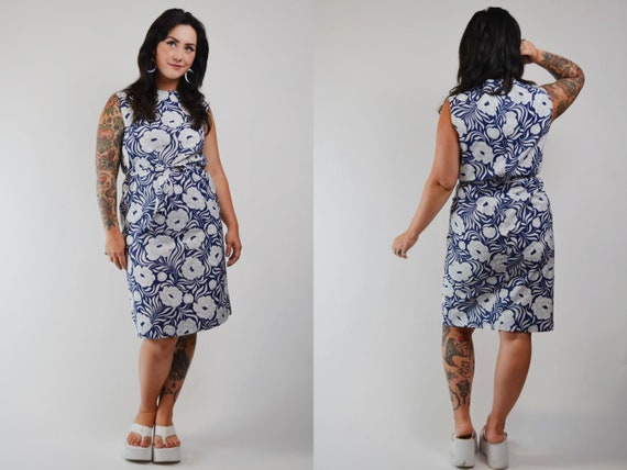 1960s vintage shift dress - Gem