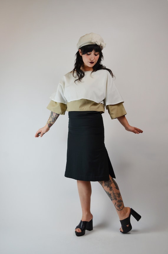 vintage colorblock dress 80s - Gem