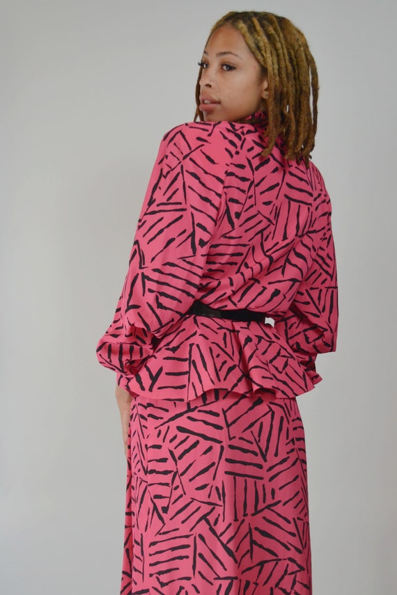 small - 1980s LILLI ANN Vintage Two Piece Set Selecte… - Gem