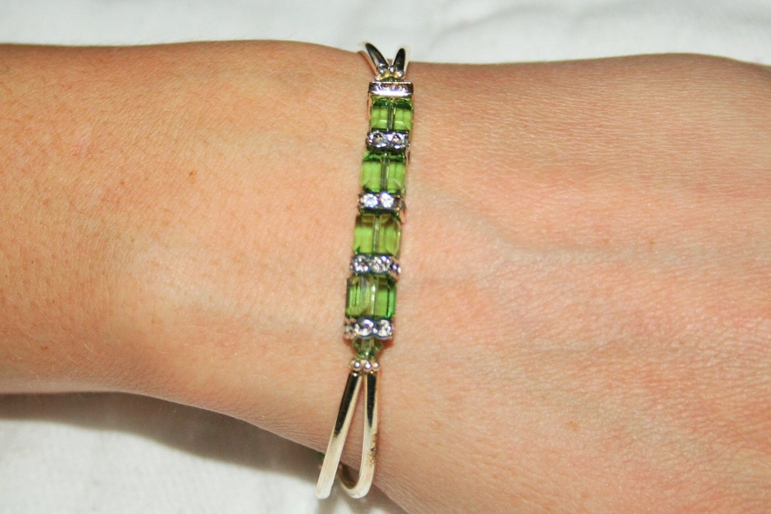 Swarovski August Birthstone Bracelet - Etsy