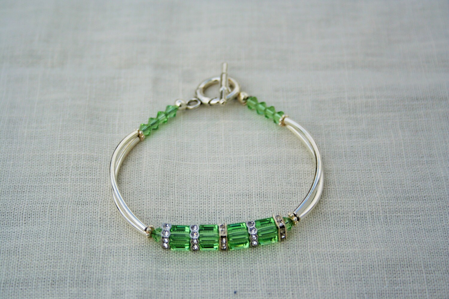 Swarovski August Birthstone Bracelet - Etsy