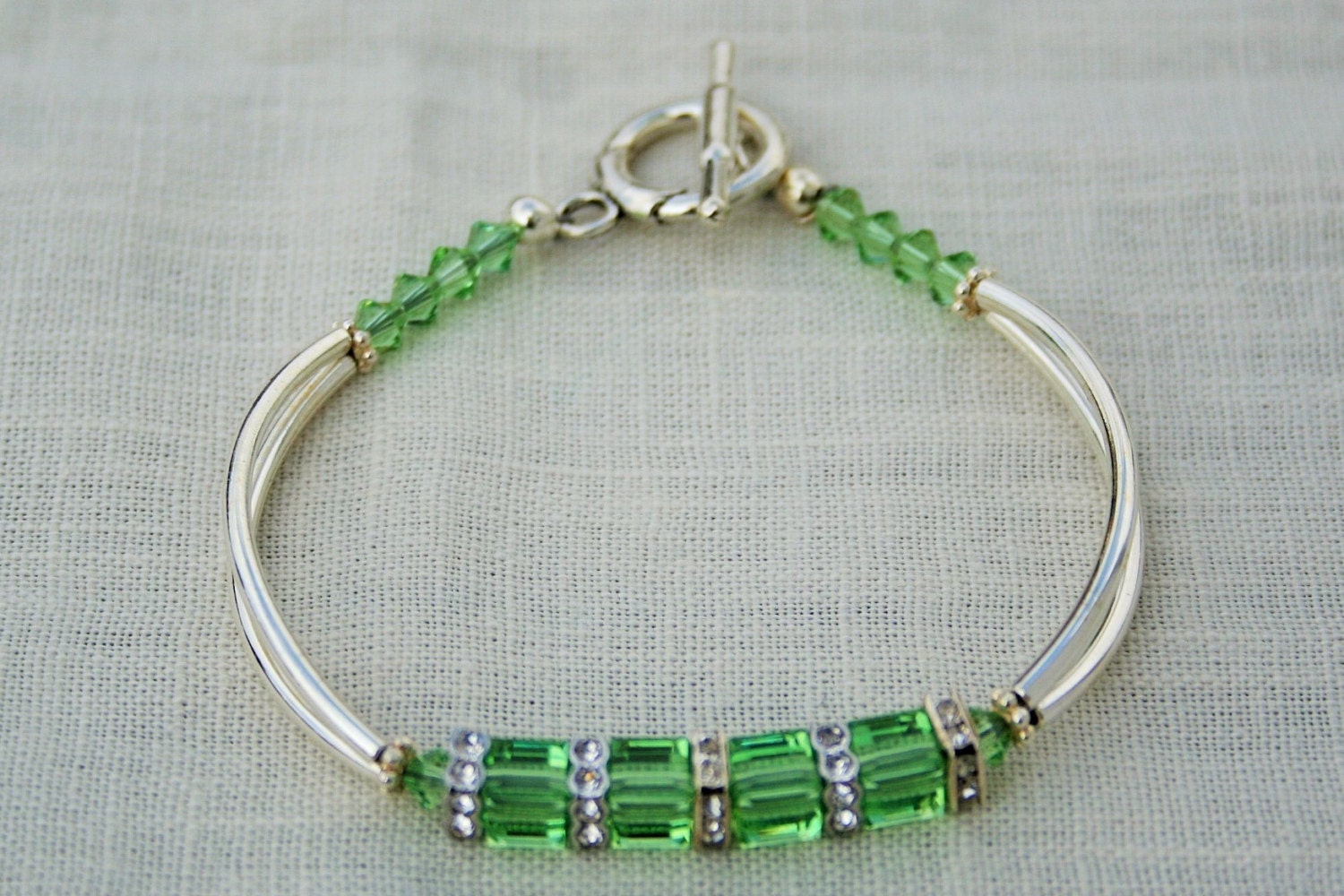 Swarovski August Birthstone Bracelet - Etsy