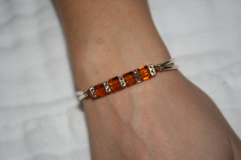 Swarovski November Birthstone Bracelet - Etsy