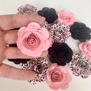 Leopard Party Decor, Paper Flowers, Leopard Print Party, Safari ...