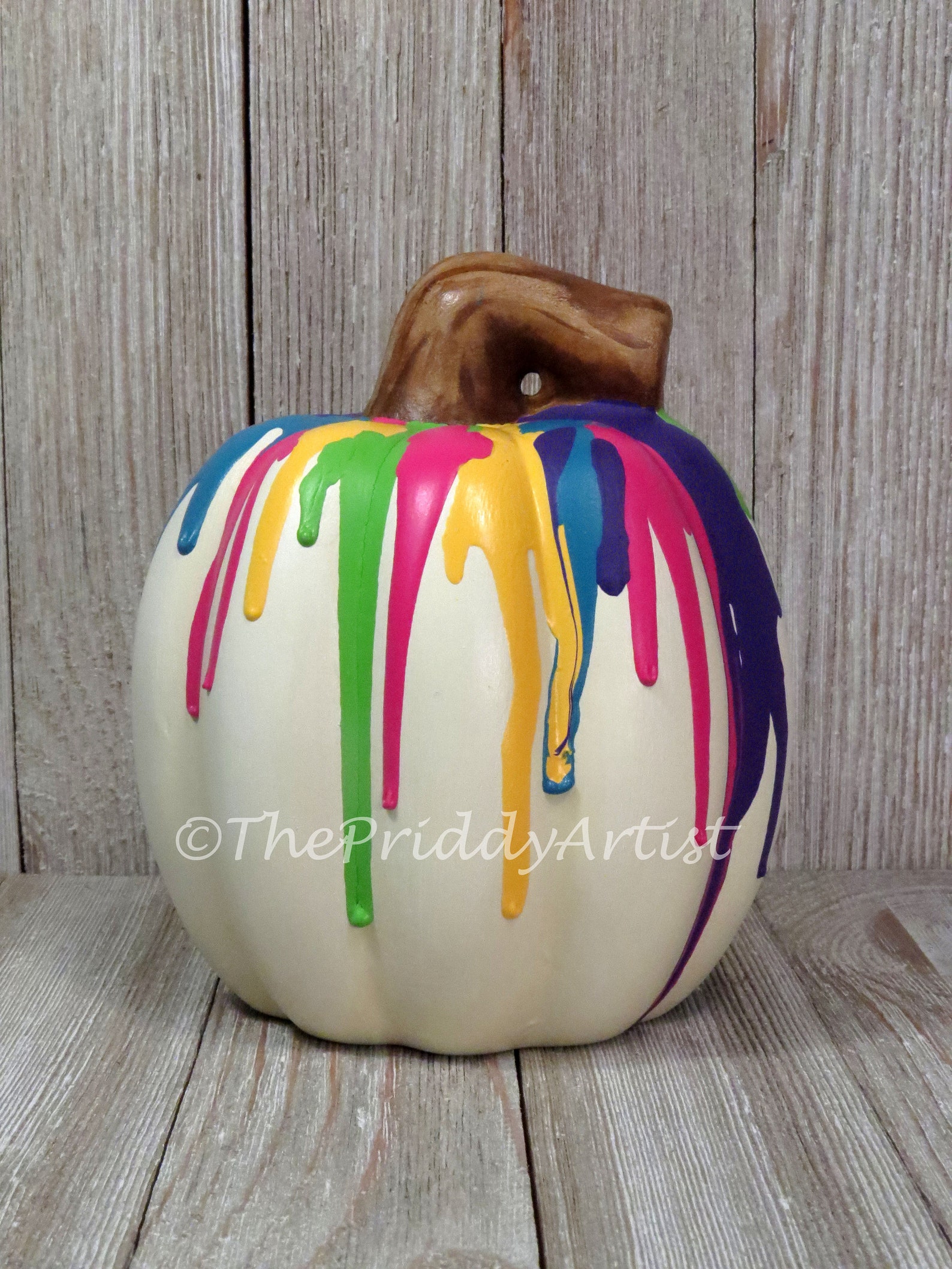 Splatter Paint Pumpkin Decoration / Fall Decor / Thanksgiving / Pumpkin ...