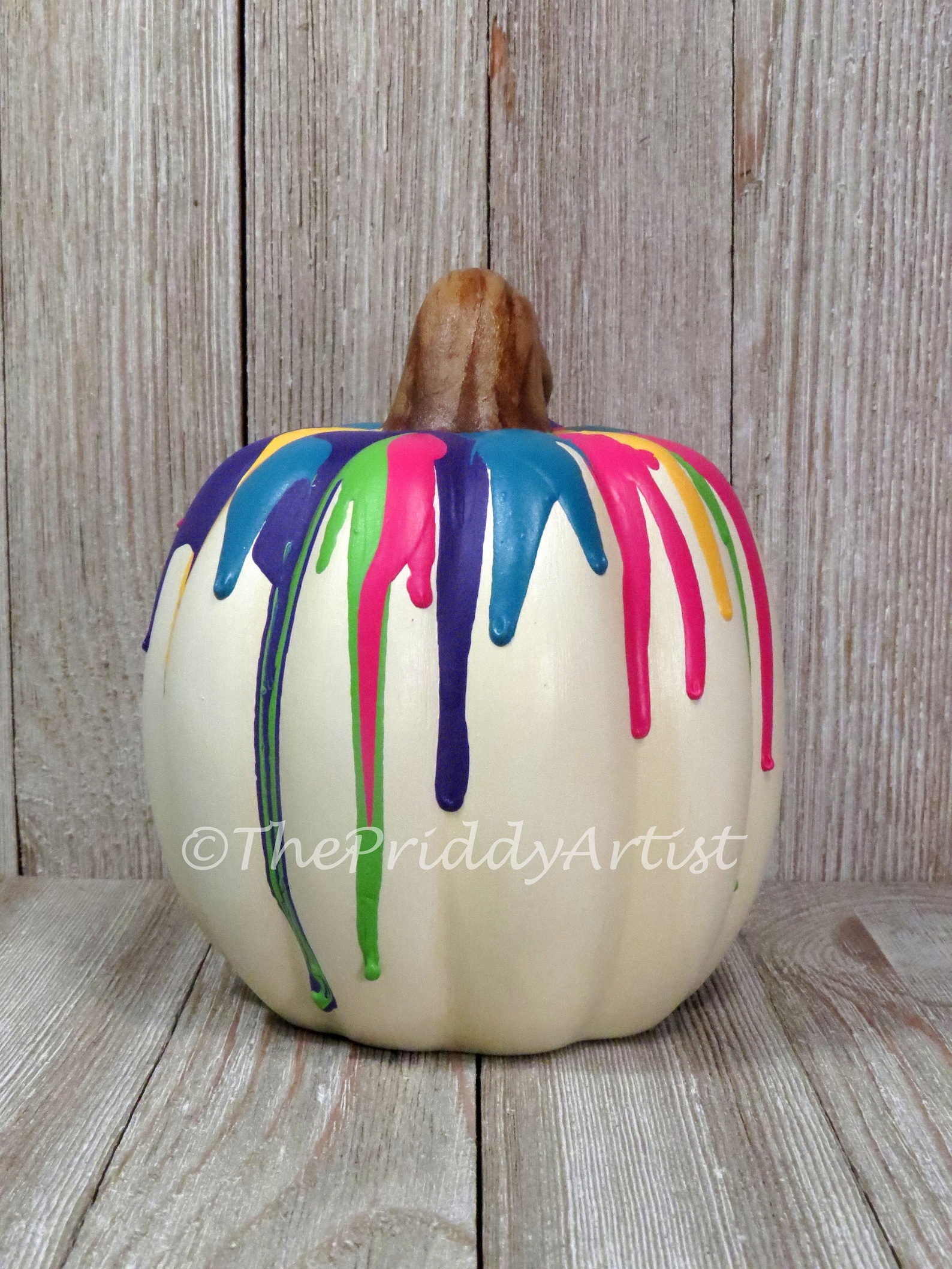 Splatter Paint Pumpkin Decoration / Fall Decor / Thanksgiving / Pumpkin ...