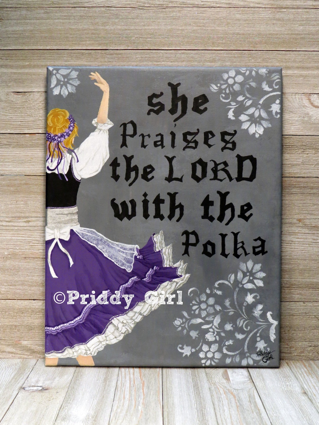 The Czech Dancer by Priddy Girl / Original / Canvas / Home Decor ...