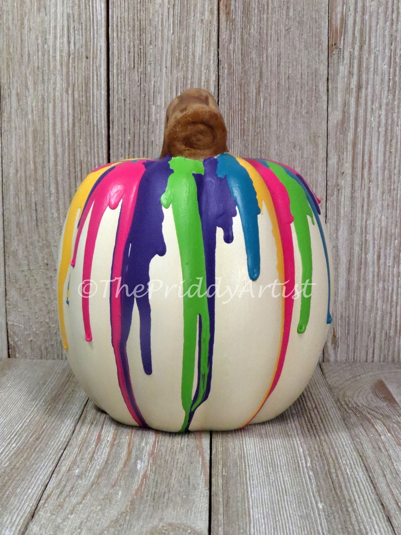 Splatter Paint Pumpkin Decoration / Fall Decor / Thanksgiving / Pumpkin ...