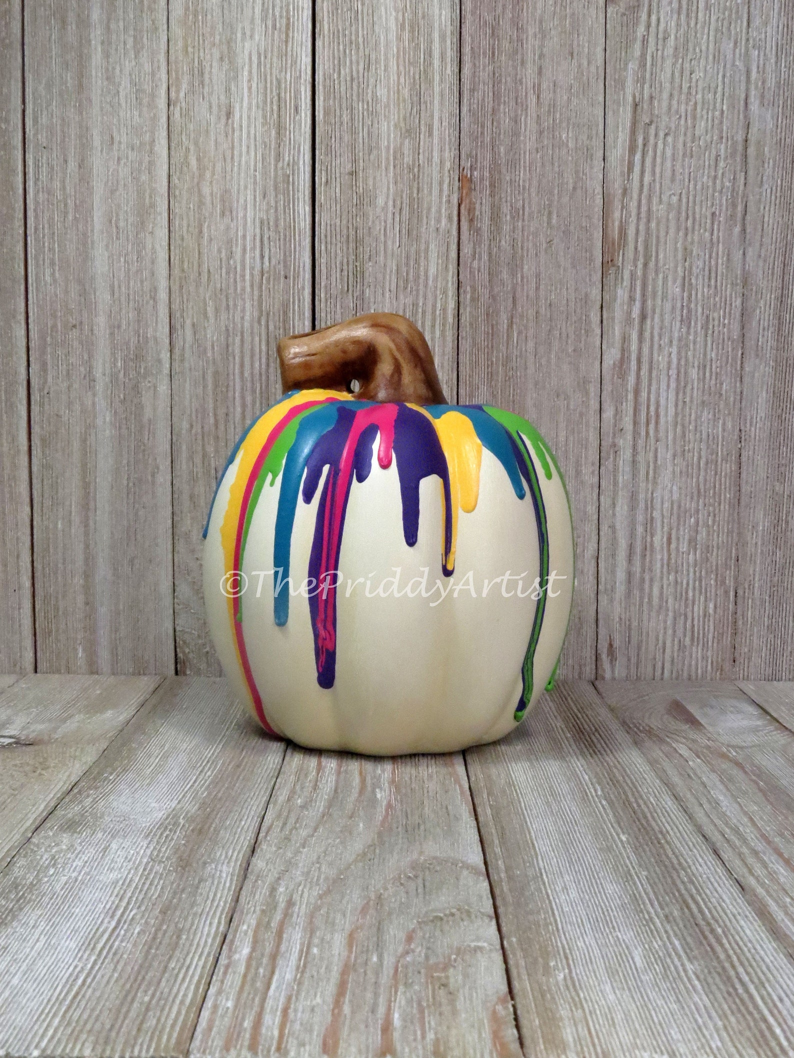 Splatter Paint Pumpkin Decoration / Fall Decor / Thanksgiving / Pumpkin ...