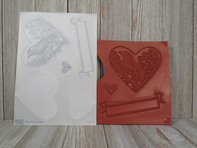 Stampin' Up! Take It to Heart / Rubber Stamp Set / Valentines Stamps ...